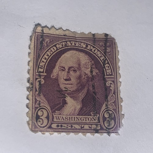 1932 US 3 Cent George Washington Stamp Purple Violet Rare United States ...