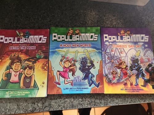 Lot Of 3 PopularMMOs Hardcover Books Hole New World Zombies Day Off ...