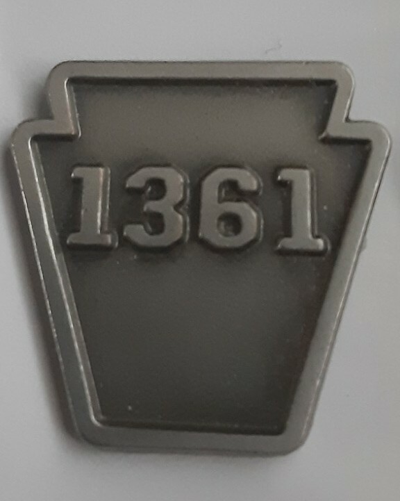 Pennsylvania Railroad 1361 train Hat Pin Railway Vintage STEAM ...