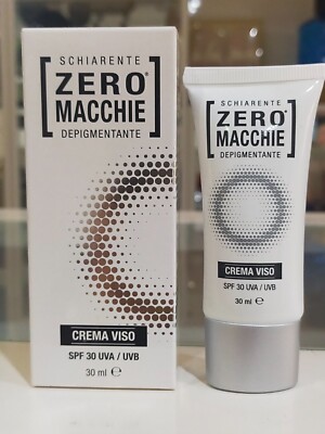 CREMA ZERO MACCHIE CREMA VISO SPF 30 - 30 ML | eBay