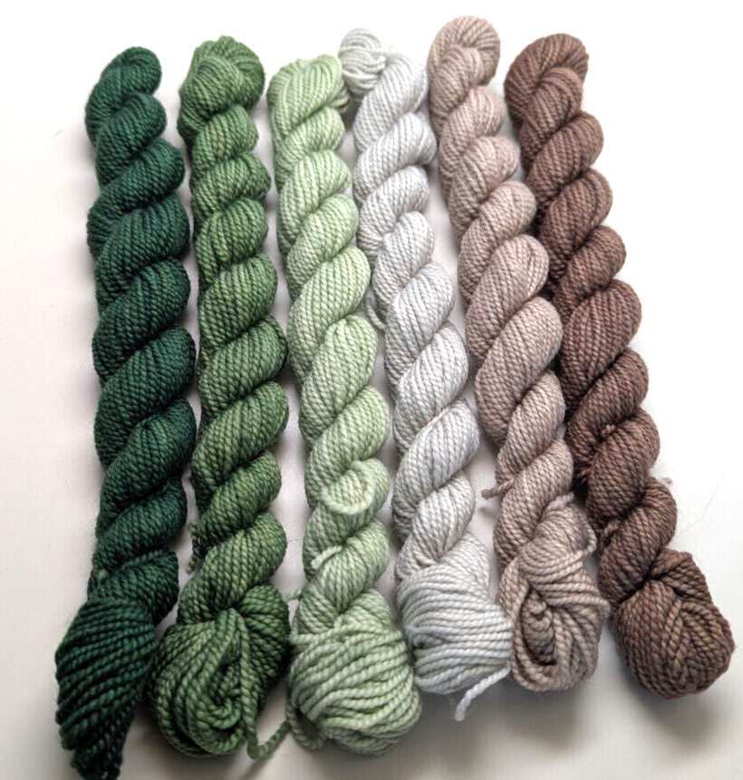 Gradient Sunshine Yarn 6 x 50-55 yd skeins Classic Sock The Giving Tree ...