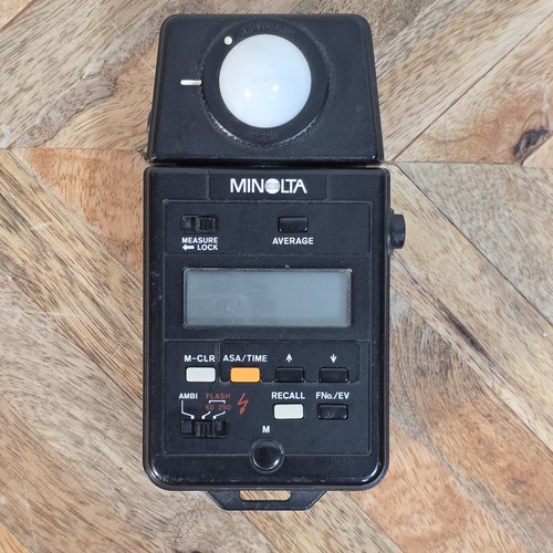 Minolta Autometer III F Light Meter w Spherical Dome IIIF | eBay