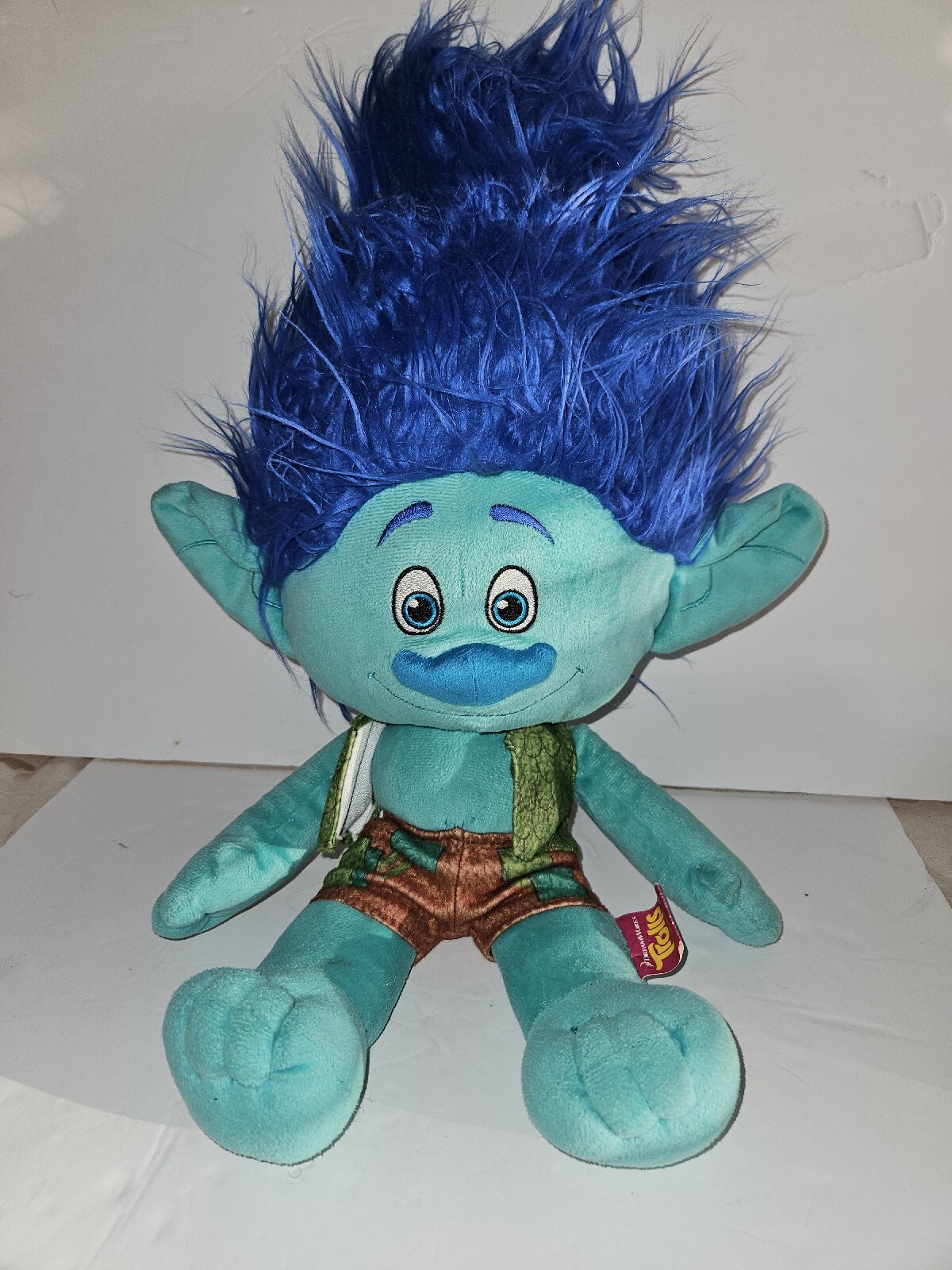 Dreamworks Trolls Large Jumbo Happy Branch Plush Doll 24" Greeter Blue ...