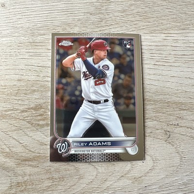 Riley Adams 2022 Topps Chrome Baseball Card #103 Rookie Card RC ...