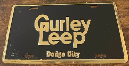 Gurley Leep Dealership Booster License Plate Dodge City Kansas | eBay