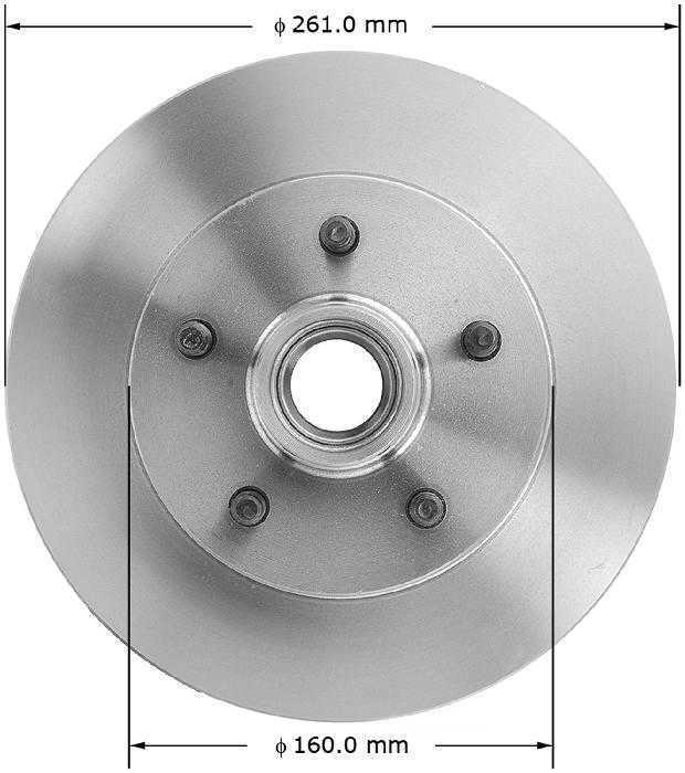 Disc Brake Rotor and Hub Assembly Bendix PRT1264 | eBay