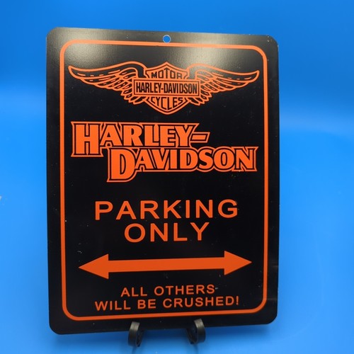 HARLEY DAVIDSON PARKING ONLY SIGN 11" x 9" | eBay