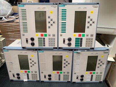 5 Stück Siemens Siprotec 1x 6MD63 & 4x 7SJ63 Overcurrent Protection and ...