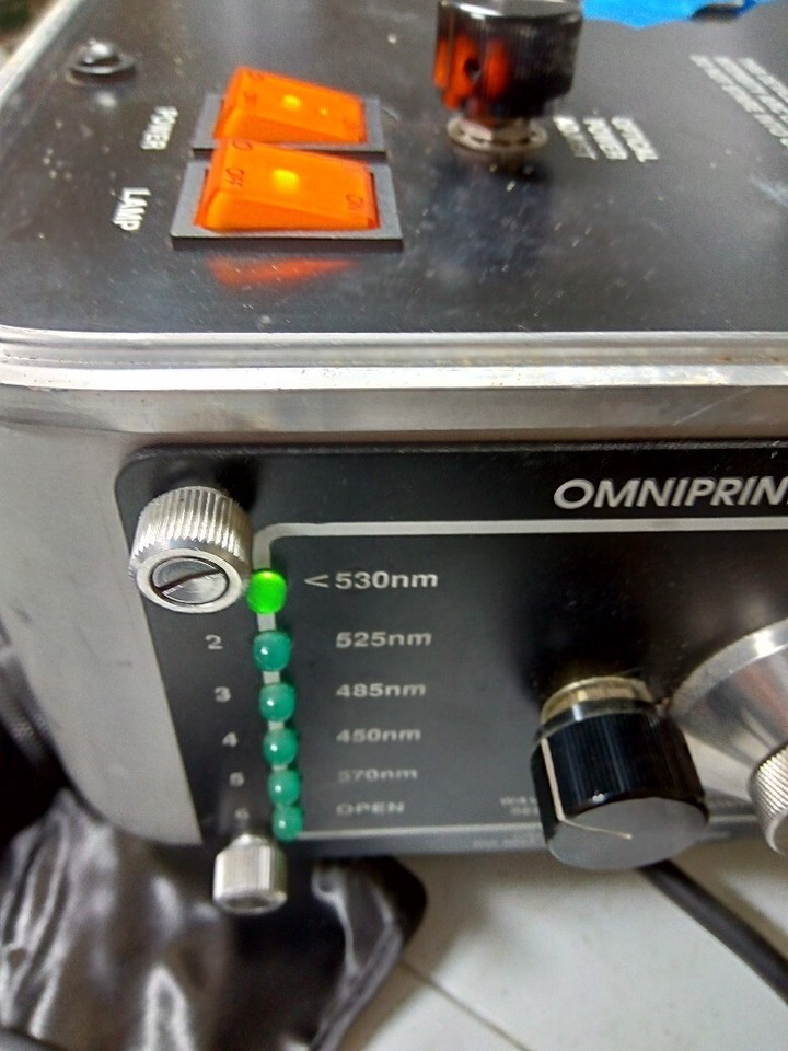 OmniChrome OmniPrint 1000 High Intensity Forensic Light Source w/ Fiber ...