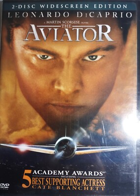 The Aviator (DVD, 2005, 2-Disc Set, Widescreen) New! Leonardo DiCaprio ...