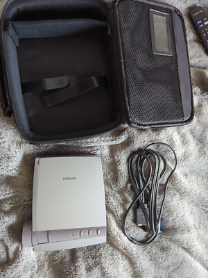 Used InFocus LP130 DLP Projector. Case, Cables | eBay