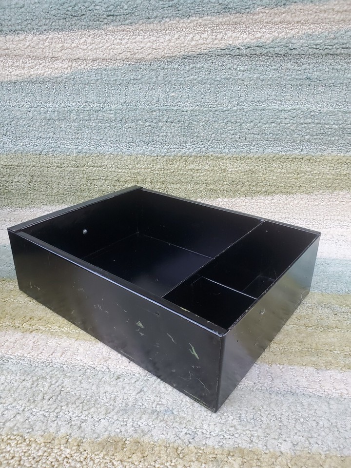 Military Lock Box Field Locker All Metal W/Insert Drawer Vintage Heavy ...