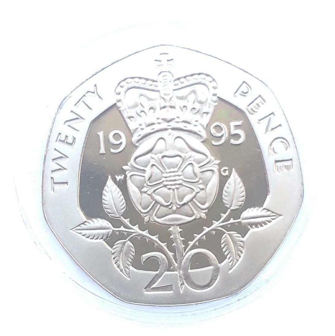 Twenty Pence 20p Proof Coins From Years 1982 - 2013 in Lighthouse ...
