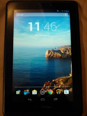 Verizon QMV7A Ellipsis 7 4G LTE Tablet 7" 8GB Verizon Tablet Black | eBay