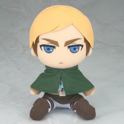GIFT Attack on Titan Erwin Smith Plush Series ver.2 20cm Doll Stuffed ...