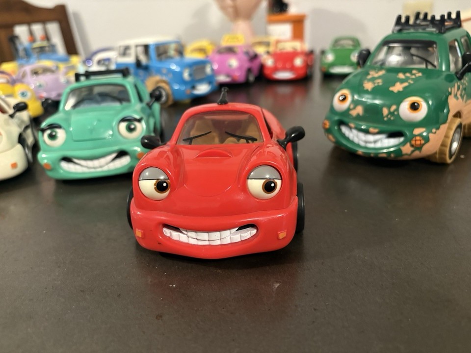 Vintage Chevron Cars #1-4 | Sam Sedan Wendy Wagon Tony Turbo Freddy 4 ...