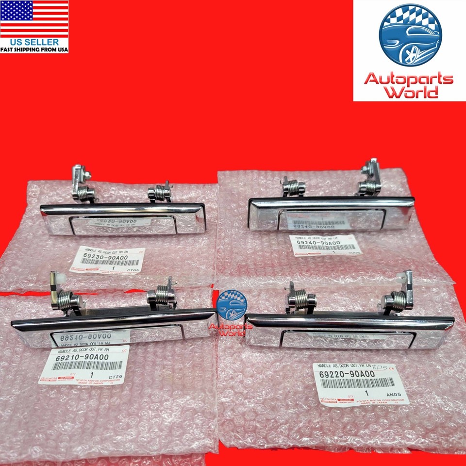 GENUINE TOYOTA 82-90 LAND CRUISER FJ60 FJ62 FRONT & REAR OUTSIDE DOOR ...