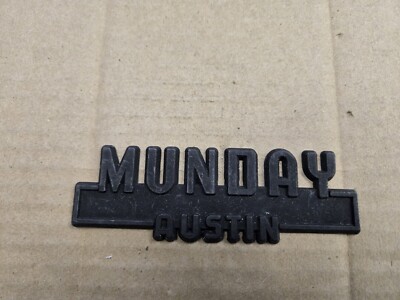 Munday Ford Austin Texas TX Car Dealership Dealer Emblem Badge Logo ...