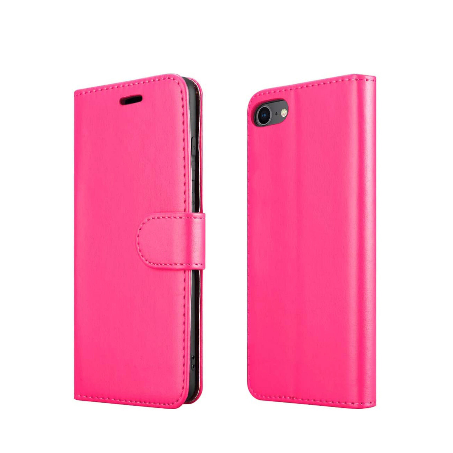 Wallet Case For iPhone SE2020 SE3 3rd Gen Leather Magnetic Flip Book ...