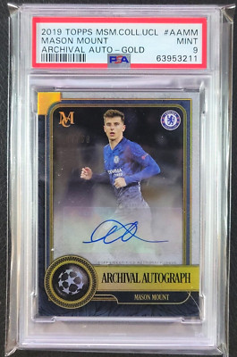 2019-20 Topps Museum Mason Mount RC Archival Auto Autograph Gold /50 ...