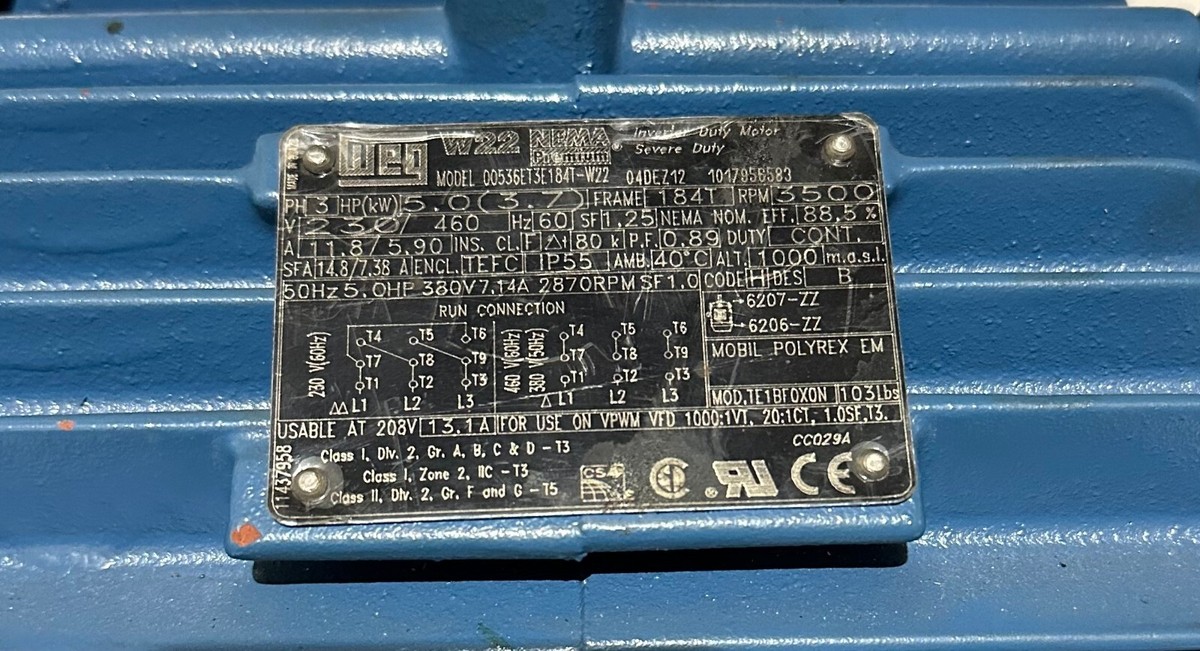 Weg Motor Nameplate Explained Video You - Infoupdate.org