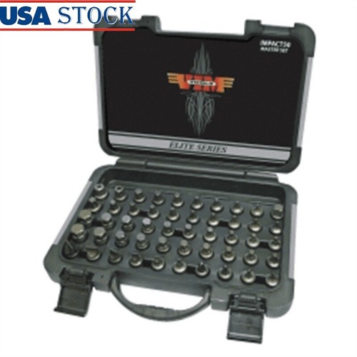 50 Pc Impact Master Set Hex Torx Phillips XZN Drivers 3/8" Square Drive Black US | eBay