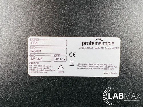 ProteinSimple iCE3 Protein Analyzer Capillary IEF System with WARRANTY ...