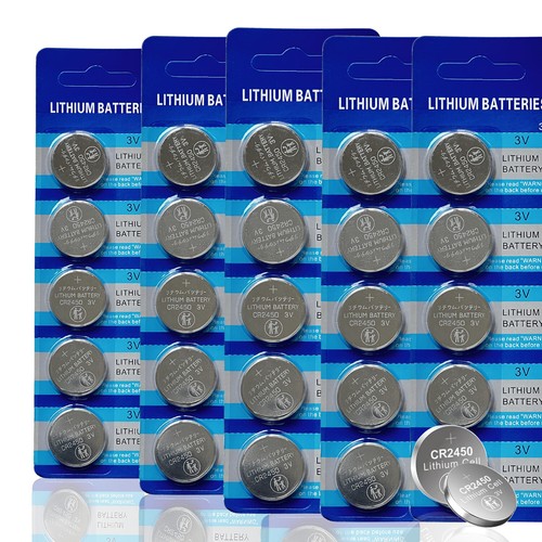 5 X 5 PACK CR2450 3V BATTERIES CR2450 CR 2450 EXP 2027 ORIGINAL ...