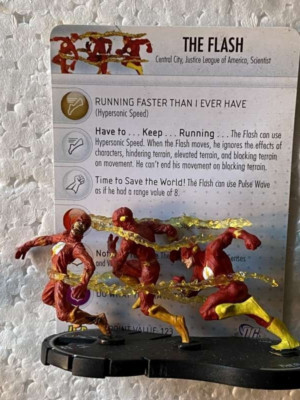 DC HeroClix Crisis THE FLASH #057 #57 crisis dc HeroClix Super Rare | eBay