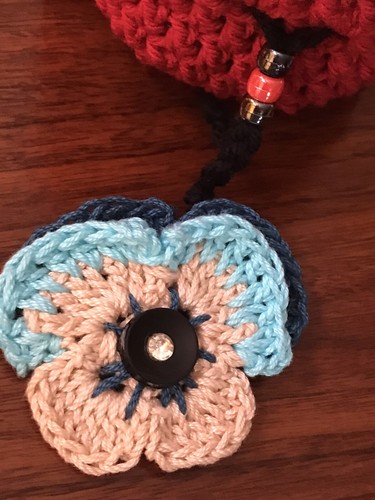 Hand Crocheted Flower Refrigerator Magnets Set w/Crochet Gift Bag🌺USA ...