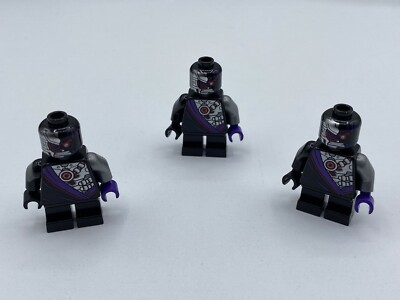 Lego Minifigure Lot (3) NINDROID ARMY Short Legs Legacy Ninjago New ...