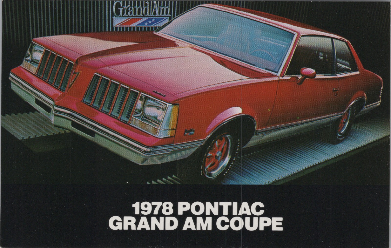 1978 Postcard Pontiac Grand Am Coupe UNP B4425.8 Dalles, OR Dealer Info ...