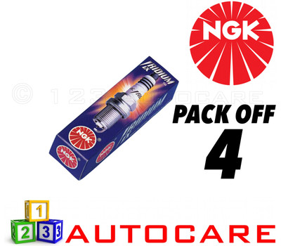 NGK Iridium IX Upgrade Spark Plug set - 4 Pack - Part Number: TR7IX No ...