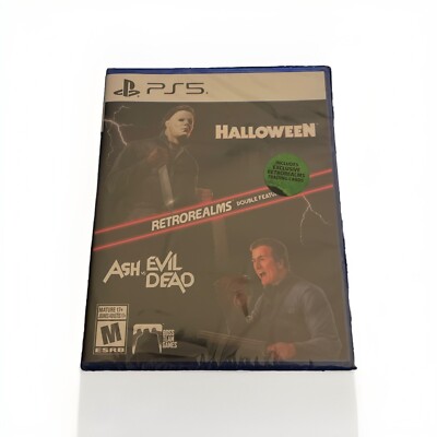 NEW HALLOWEEN ASH VS EVIL DEAD RetroRealms: Double Feature PS5 ...