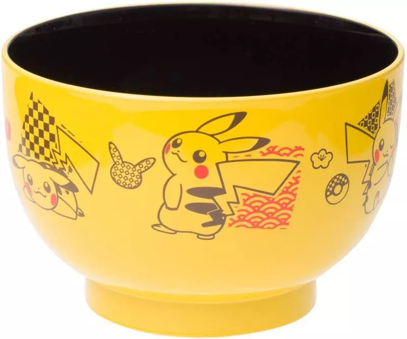Plate/bowl Pikachu's yellow soup bowl "Pokemon" Pokemon Center limited ...