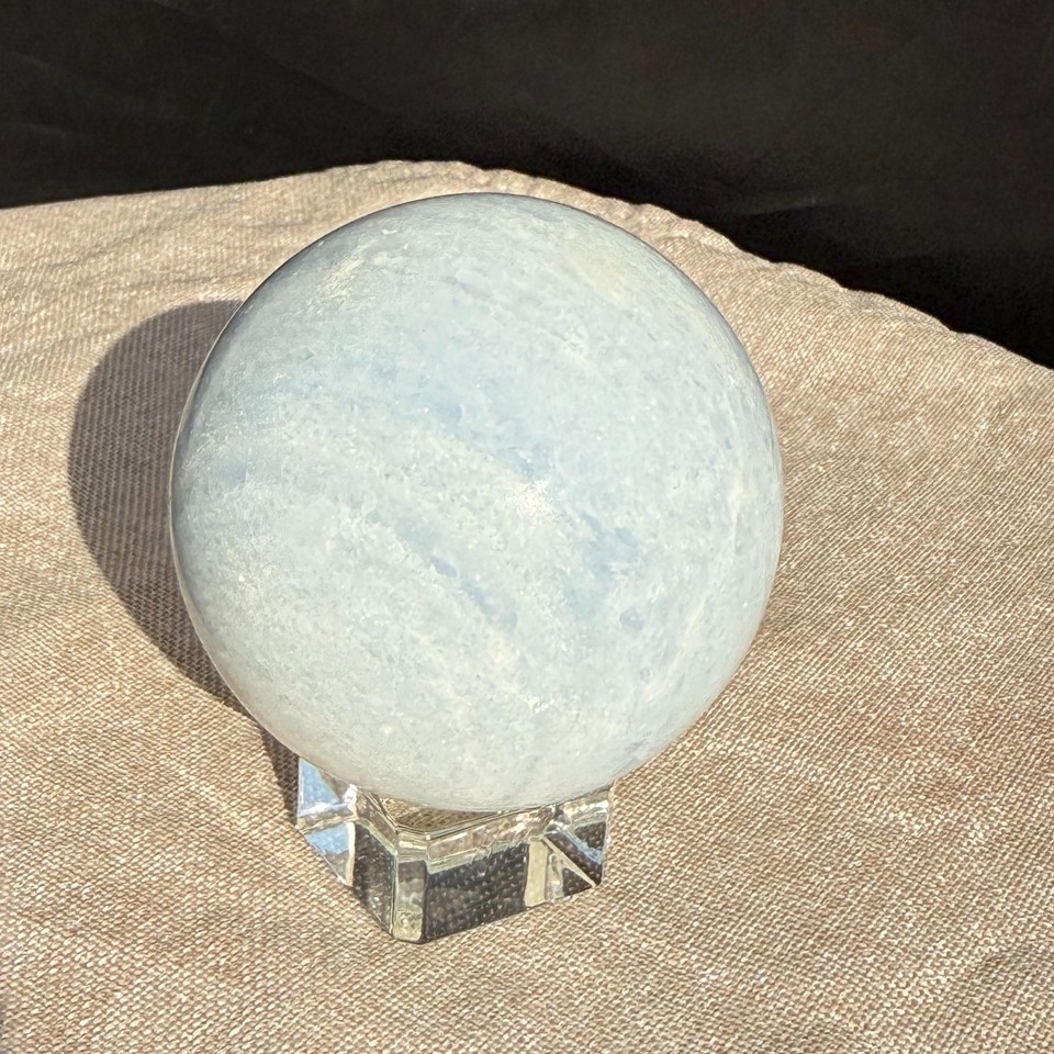 490g Natural Amazing Blue Celestite Sphere Quartz Crystal | eBay UK
