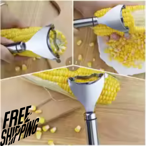 Stainless Steel Corn Cob Peeler – Kernel Stripper & Cutter Remover Kitchen Tool | eBay
