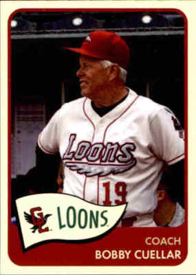 2018 Great Lakes Loons Choice #6 Bobby Cuellar Pitching Coach - NM ...