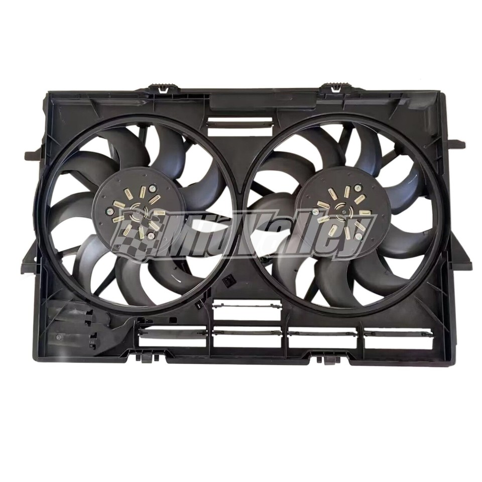 Radiator Cooling Fan Assembly For Audi A6 A7 4G 3.0 4.0 TFSI 2012-2017 ...