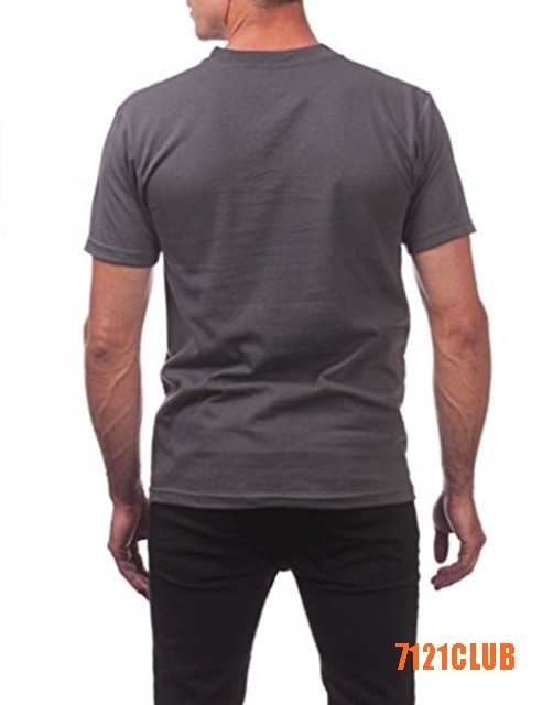 PRO CLUB MEN V NECK T SHIRT CAMO TEE PROCLUB PLAIN SHORT SLEEVE BIG ...