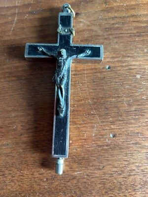 Germany Blessed Relic Crucifix Pendant Antique Reliquary Catholic ...