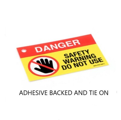 Gas Safe DANGER DO NOT USE labels | eBay UK