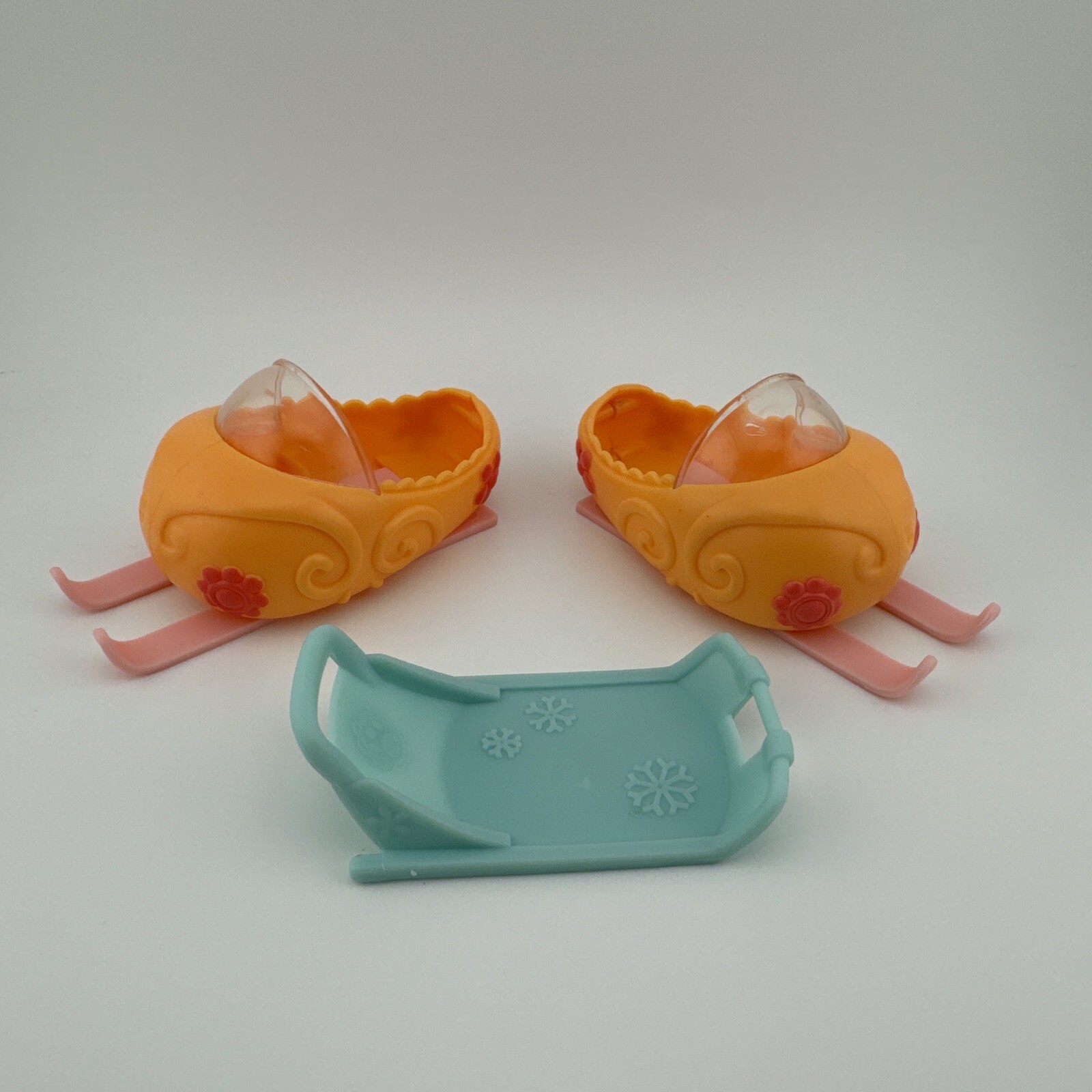 Littlest Pet Shop Ski Mobile And LPS Dog Sled LPS Snow Mobile ...