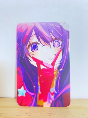 Ai Hoshino Aqua Oshi No Ko Double Sided Trading Card CCG Kids Bandai ...