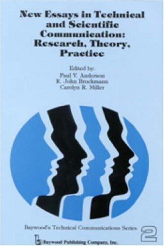 New Essays in Technical and Scientific Communication : Theory, Research ...