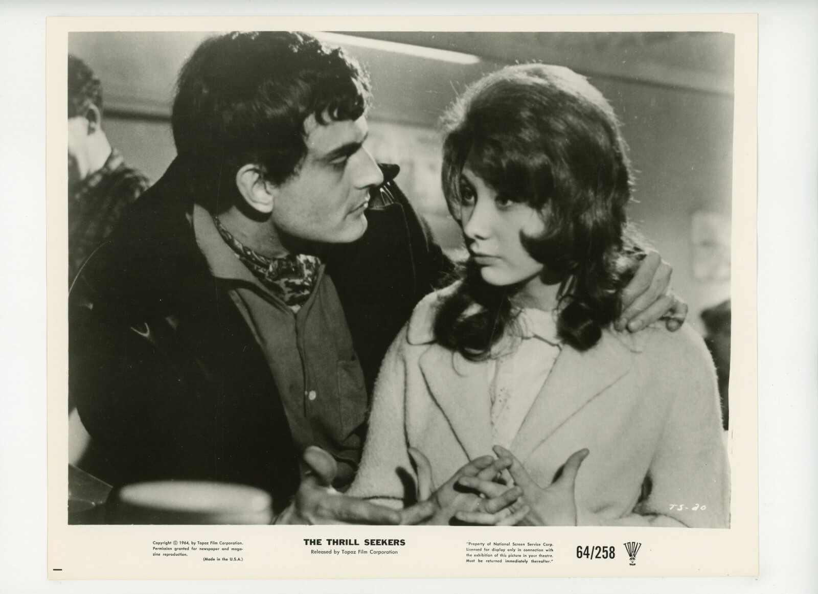 THRILL SEEKERS Original Movie Still 8x10 Annette Whiteley Iain Gregor ...