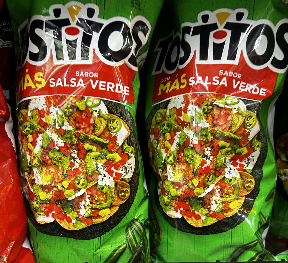 2 BAGS TOSTITOS SALSA VERDE MEXICAN CHIPS (240g EACH) | eBay