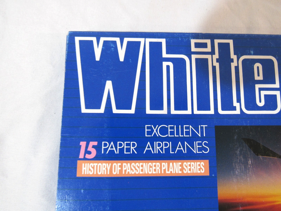 1993 White Wings 14 Paper Airplanes History of Passenger Limited ...