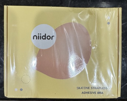 Niidor Adhesive Bra Strapless Sticky Invisible Fabric Push up Silicone ...
