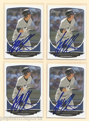 TYLER AUSTIN Signed/Autographed 2013 BOWMAN CARD New York Yankees TP-2 ...